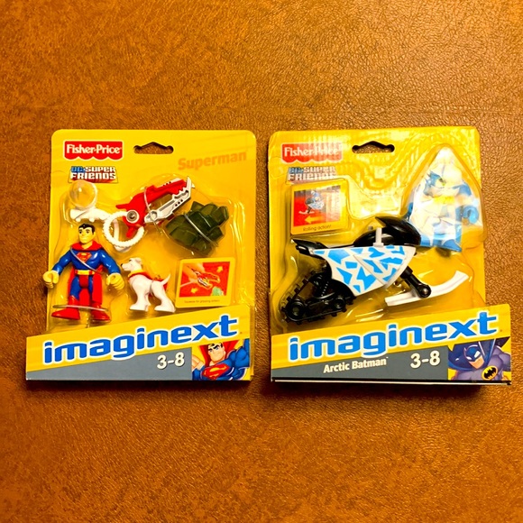 Fisher-Price | Toys | Two Fisher Price Imaginext Action Hero Sets ...